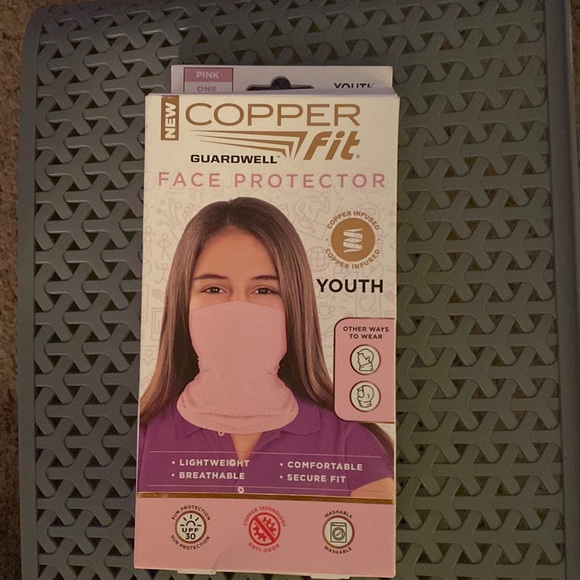 Accessories | Copper Fit Face Protectoryouth 8 Pink | Poshmark